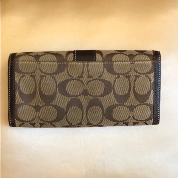 Coach | Bags | Coach Soft Wallet In Colorblock Signature Canvas | Poshmark
